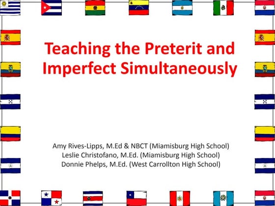 El Pretérito y El Imperfecto | PPTX