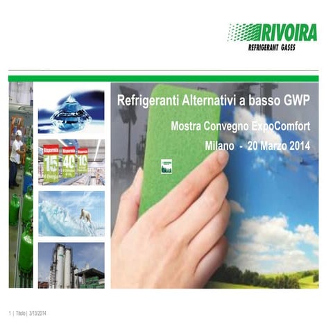 Rivoira refrigeranti alternativi a basso gwp | PDF