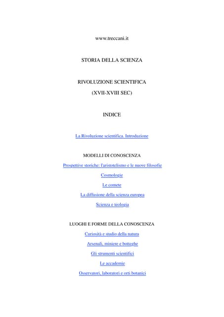 La rivoluzione scientifica | PPT