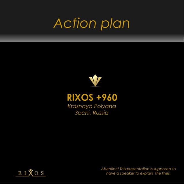 Rixos draft action plan | ODP