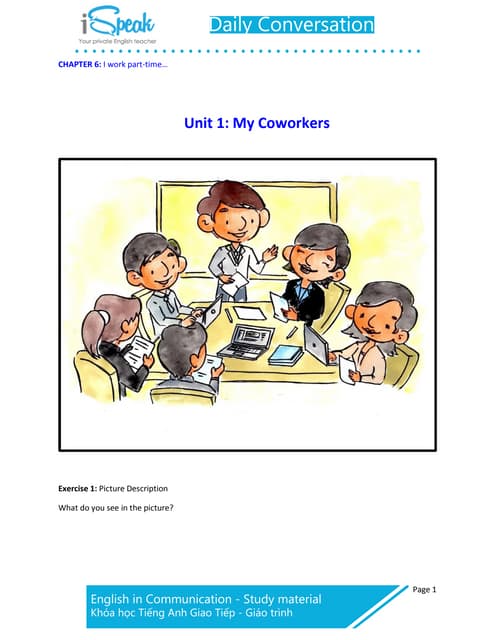 Chapter1 unit 1 introductions | PDF