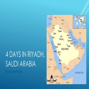 Trip to Riyadh | PPTX