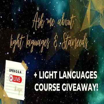 Light Language questions answered - Riya Loveguard Q&A | PDF