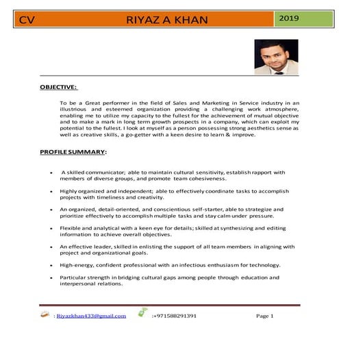 Riyaz resume | PDF
