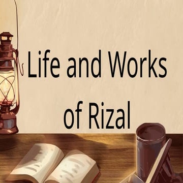 Rizal life and works, origin, languages, | PPTX