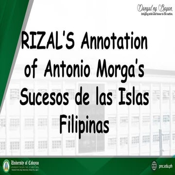 Si rizal at ang masoneriya | PPT