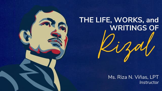 Life and Works of Rizal LESSON-1.pptx