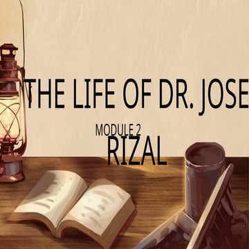 THE LIFE AND WORKS OF DR. JOSE RIZAL. PPT | PPTX
