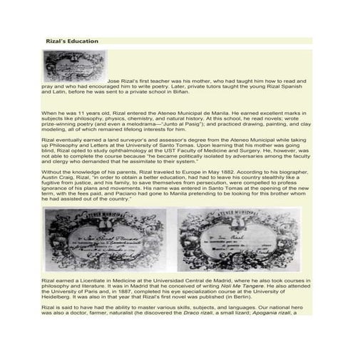 Rizal1 | PDF
