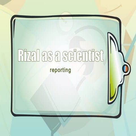 Rizal as a scientist | PPT