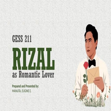 Rizal's lover -Leonor Valenzuela and Leonor Rivera | PPTX