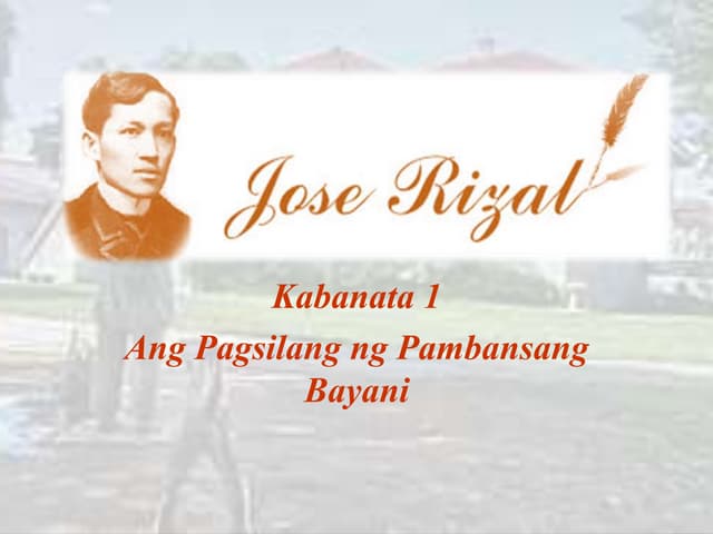 Ang kabataan ni jose rizal | PPTX