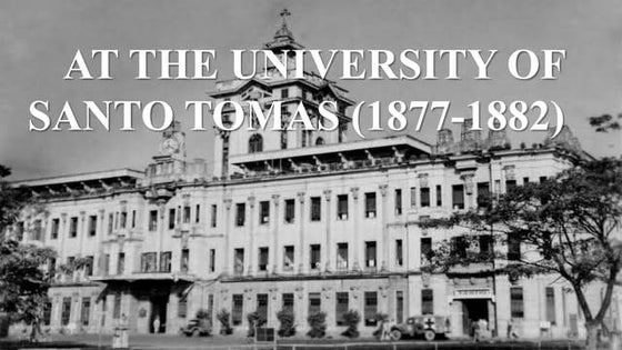 Jose Rizal in UST | PPTX | Graduation | Personal Celebrations & Life Events