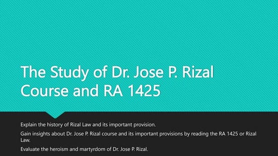 Debate and Opposition to the Rizal Law/Senate Bill 438 | PDF