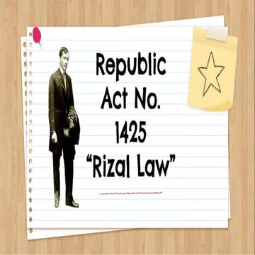 rizal law.p1 - ORG..pptx. Rizal law Org. | PPTX
