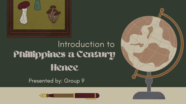 The philippines a century hence pptx | PPTX