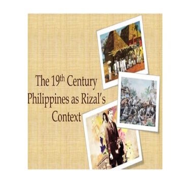 Introduction to Rizalian concept and his Context | PPTX