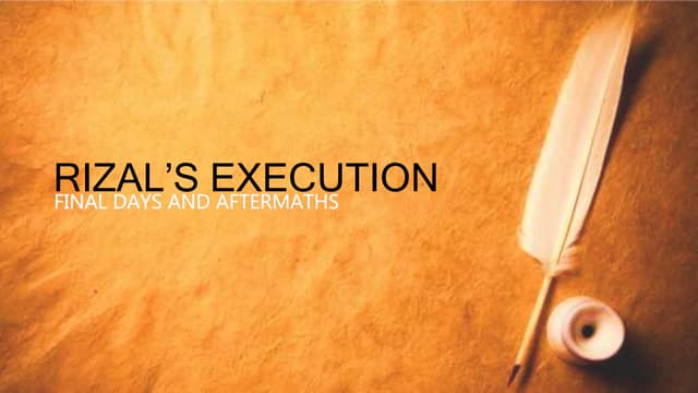 THE LAST HOUR OF DR. JOSE RIZAL & THE FR. LUIS VIZA | PDF