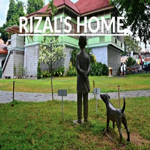 RIZALSHOME the life of rizal and its work.pptx