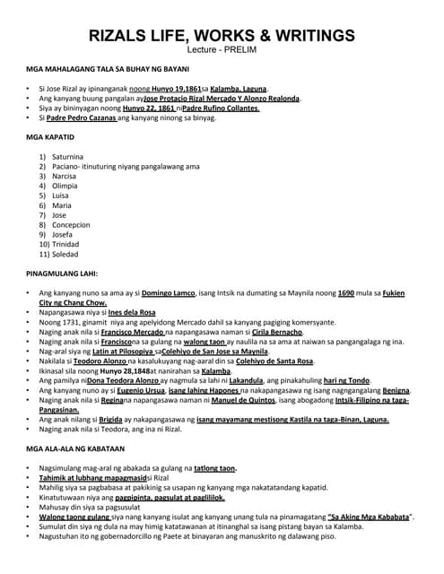 Rizal - Kabanata 4 | PPTX