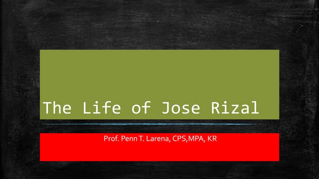 the life of jose rizal presentation .pptx