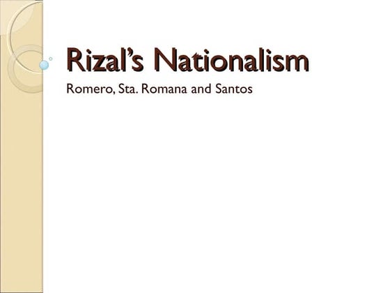 Poems of Rizal | PPT