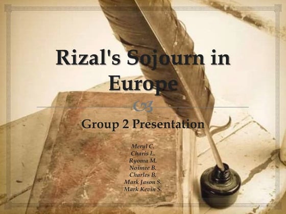 Rizal’s Travel in Europe.pptx