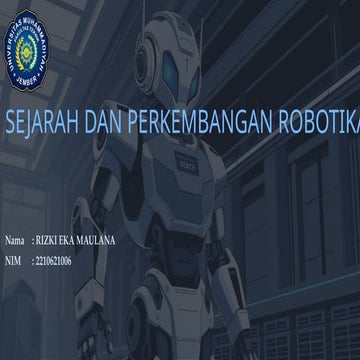 Pengantar Robotika: Pemahaman Dasar tentang Struktur, Komponen, Jenis ...