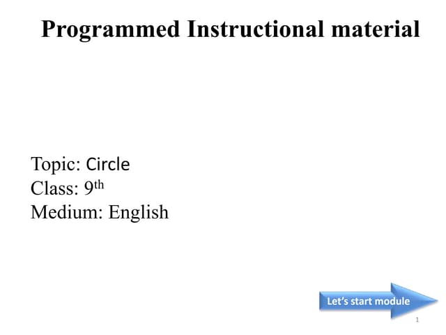 Circle - Basic Introduction to circle for class 10th maths. | PPT