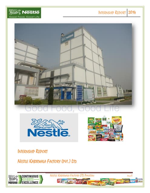 Management Of Change : A study of problem and Challenges in Nestle | PPTX