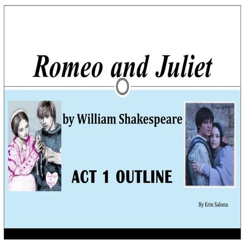 Romeo and Juliet Act 1 Notes | PPT