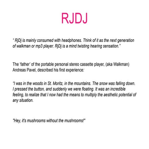 Rjdj | PPTX | Digital Audio | Computer Software and Applications