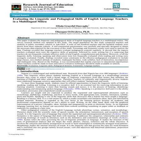 Breaking down barriers to effective efl communication a look at sense ...