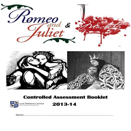 Romeo and Juliet & Macbeth Study booklet 2013 | PDF