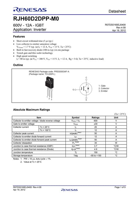 Original NPN Transistor 2SC3852A C3852A 3852 TO-220F New Sanken | PDF ...