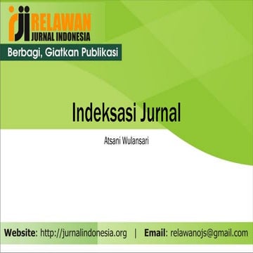 Indeksasi Jurnal | PDF