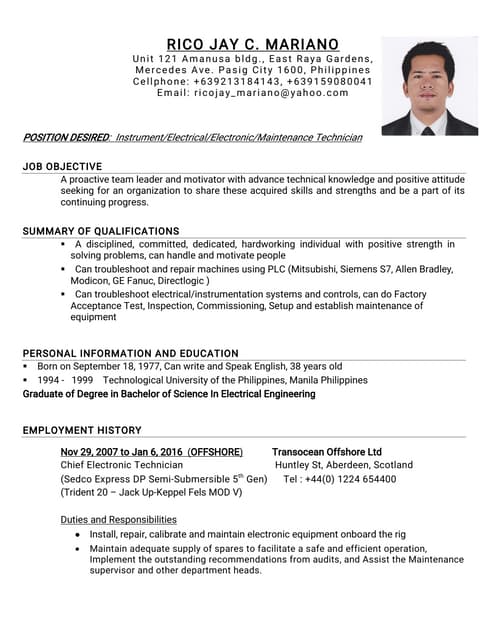 Marlon P. Carrillo -RESUME | PDF