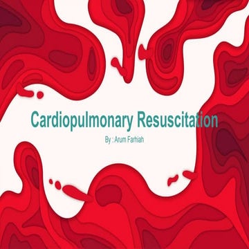 Cardiopulmonary Resuscitation in critical care.pptx