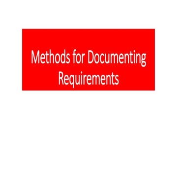 Rk 5-methods for documenting requirements | PPTX
