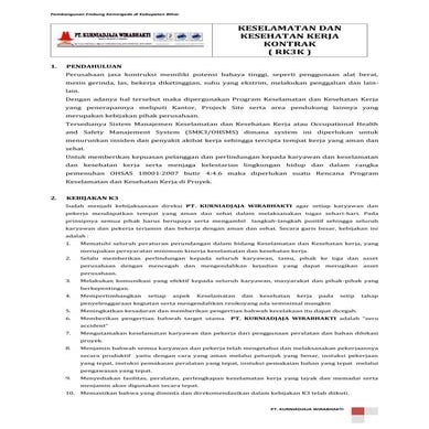 Rk3 k embung kemirigede blitar | PDF