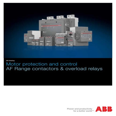 RK Engineering AF contactors_overload relays catalog_1SXU100109C0201 ...