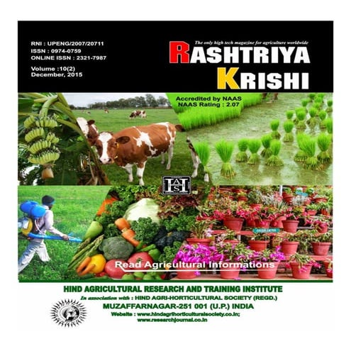 Rashtriya Krishi (English) | PDF