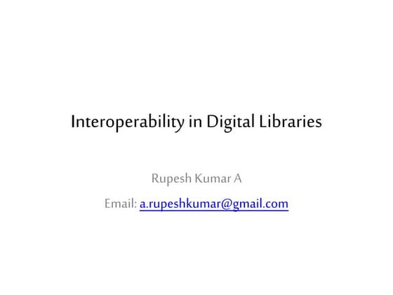 Module 1 introduction of Dspace | PPT