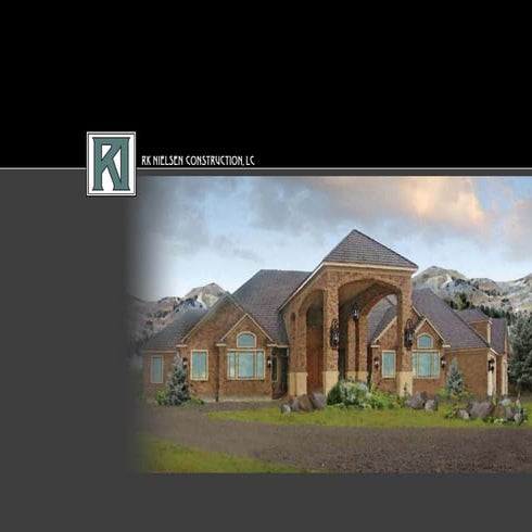 R K Nielsen Custom Builder Brochure | PDF | Construction Industry ...