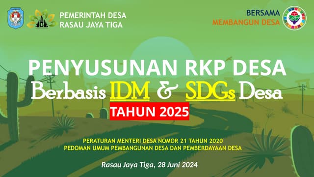 TAHAPAN PENYUSUNAN RKPDESA TAHUN 2025.pptx