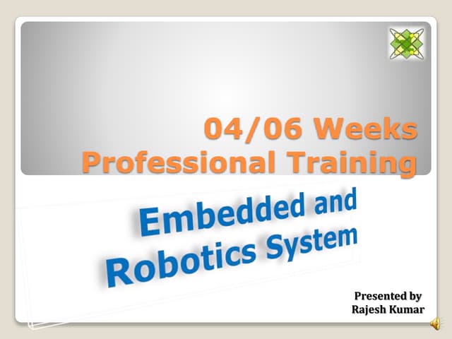 Embedded And Robotics System Ppt