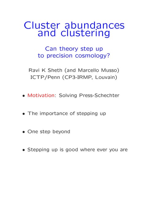 Machine learning clustering | PPTX | Computing | Technology & Computing
