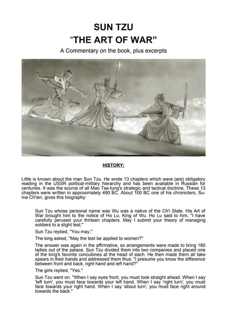 Presentation Sun Tzu (the art of war) | PPT