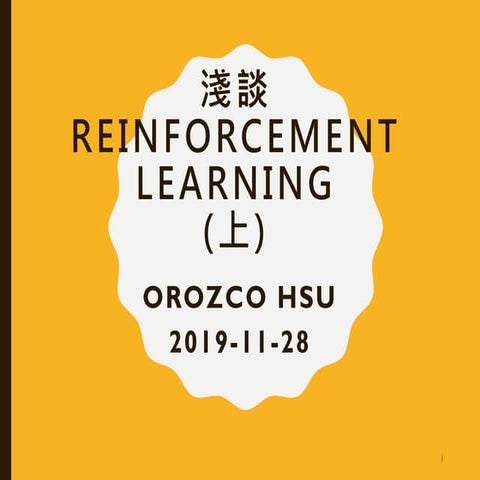 Reinforcement-Learning | PPT