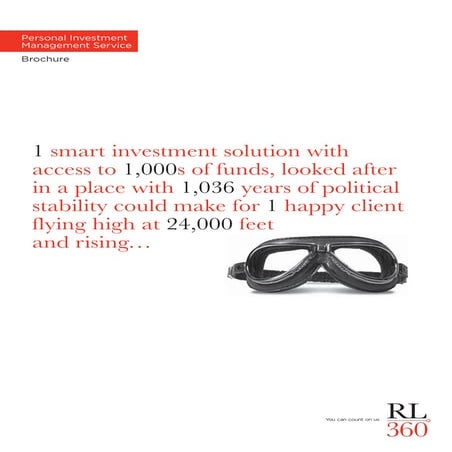 RL360° Personal Investment Management Service - Benefits | PDF